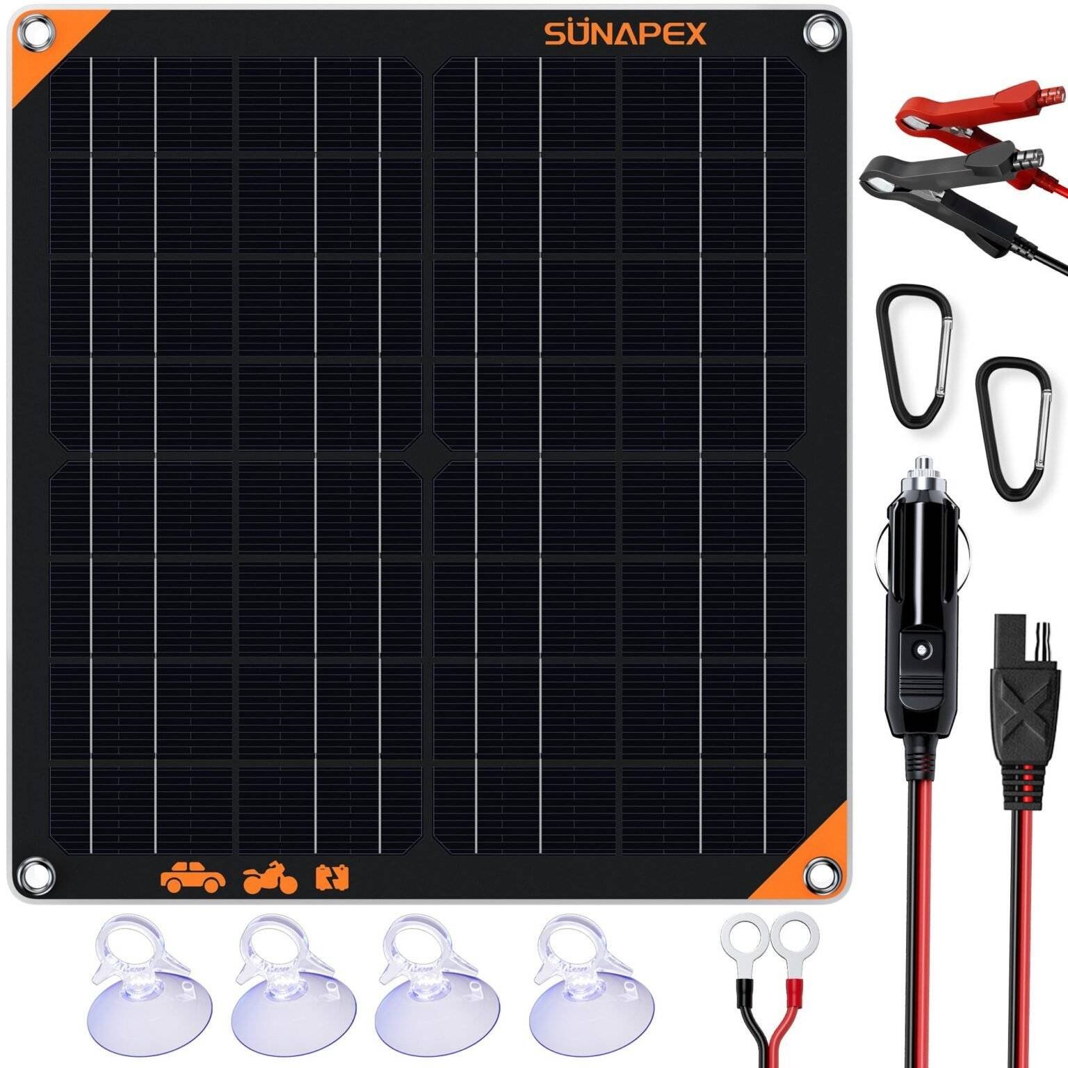 Solar Powered Battery Charger | SunApex