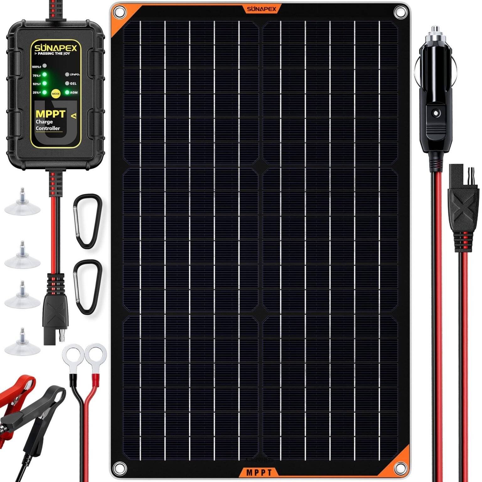 Solar Powered Battery Charger | SunApex