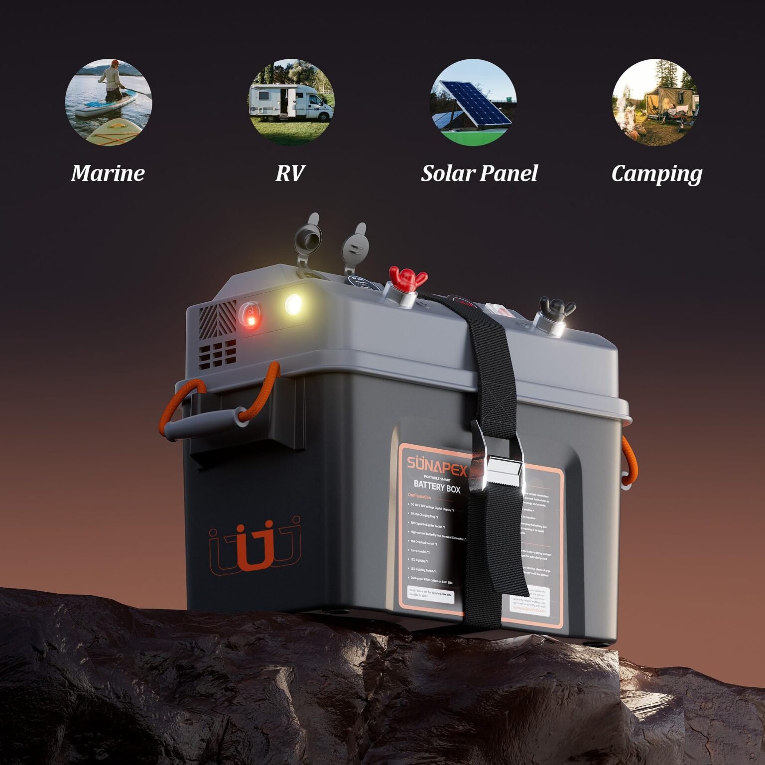 Solar Powered Battery Charger | SunApex